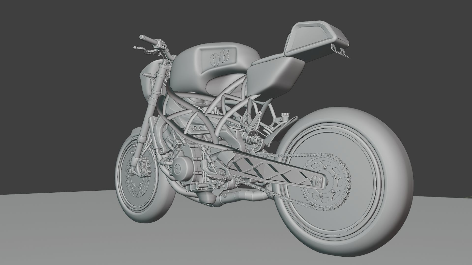 Cafe Racer 3D model | CGTrader