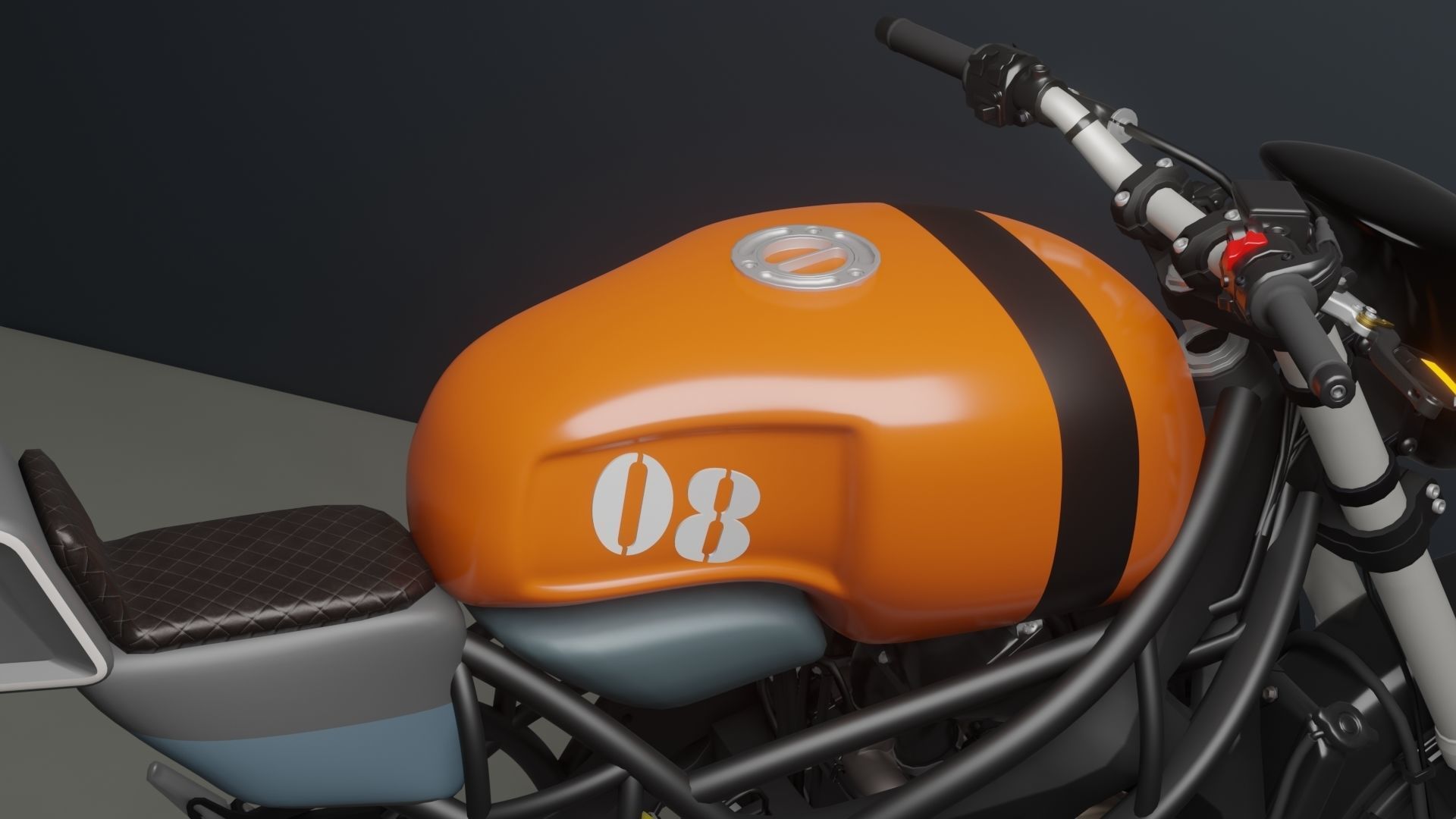 Cafe Racer 3D model | CGTrader