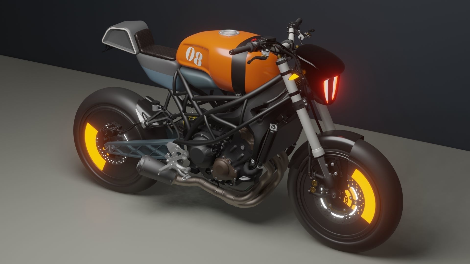 Cafe Racer 3D model | CGTrader