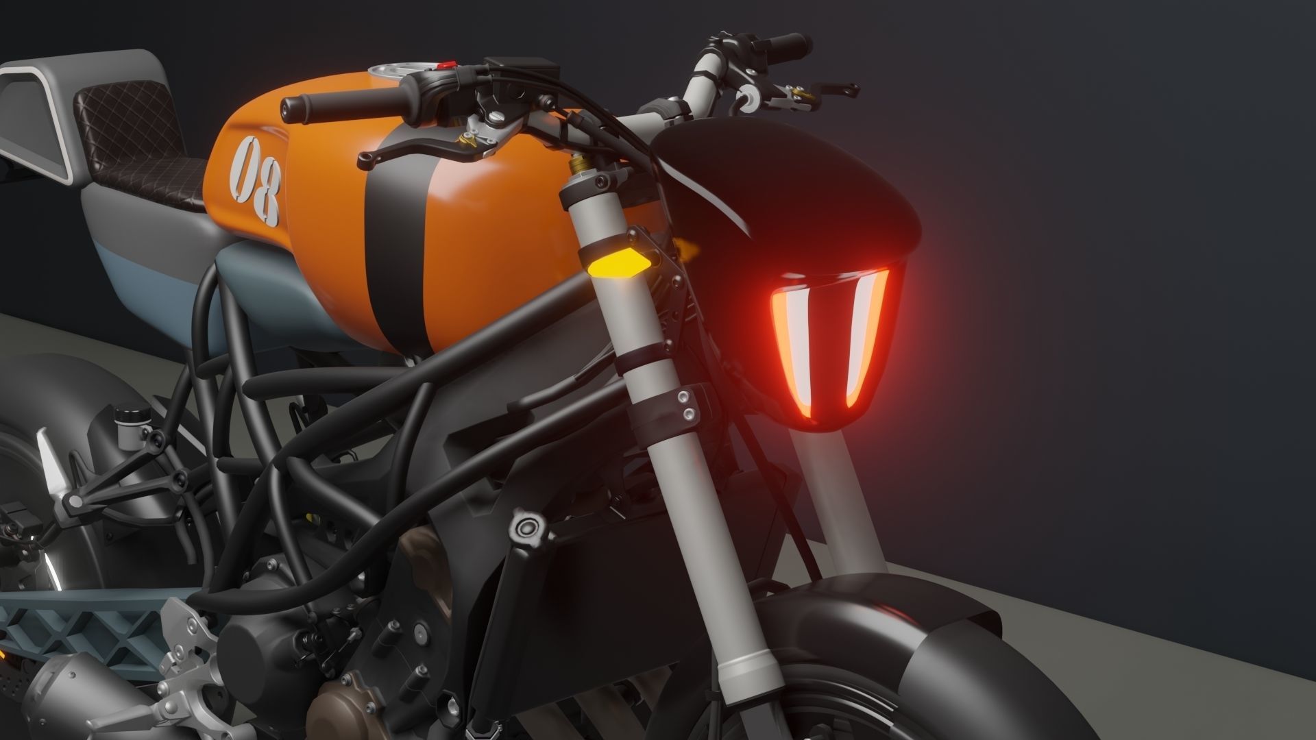 Cafe Racer 3D model | CGTrader
