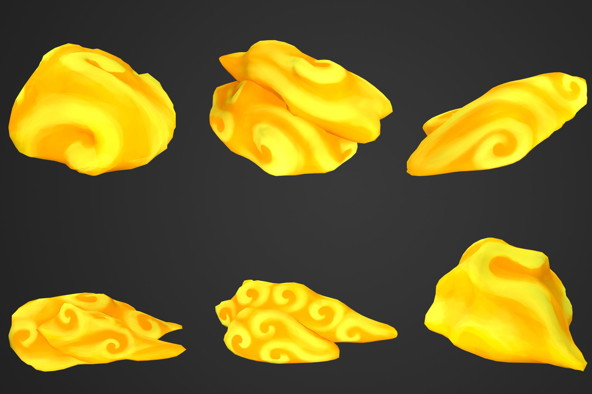 3D model Magic Clouds VR / AR / low-poly | CGTrader