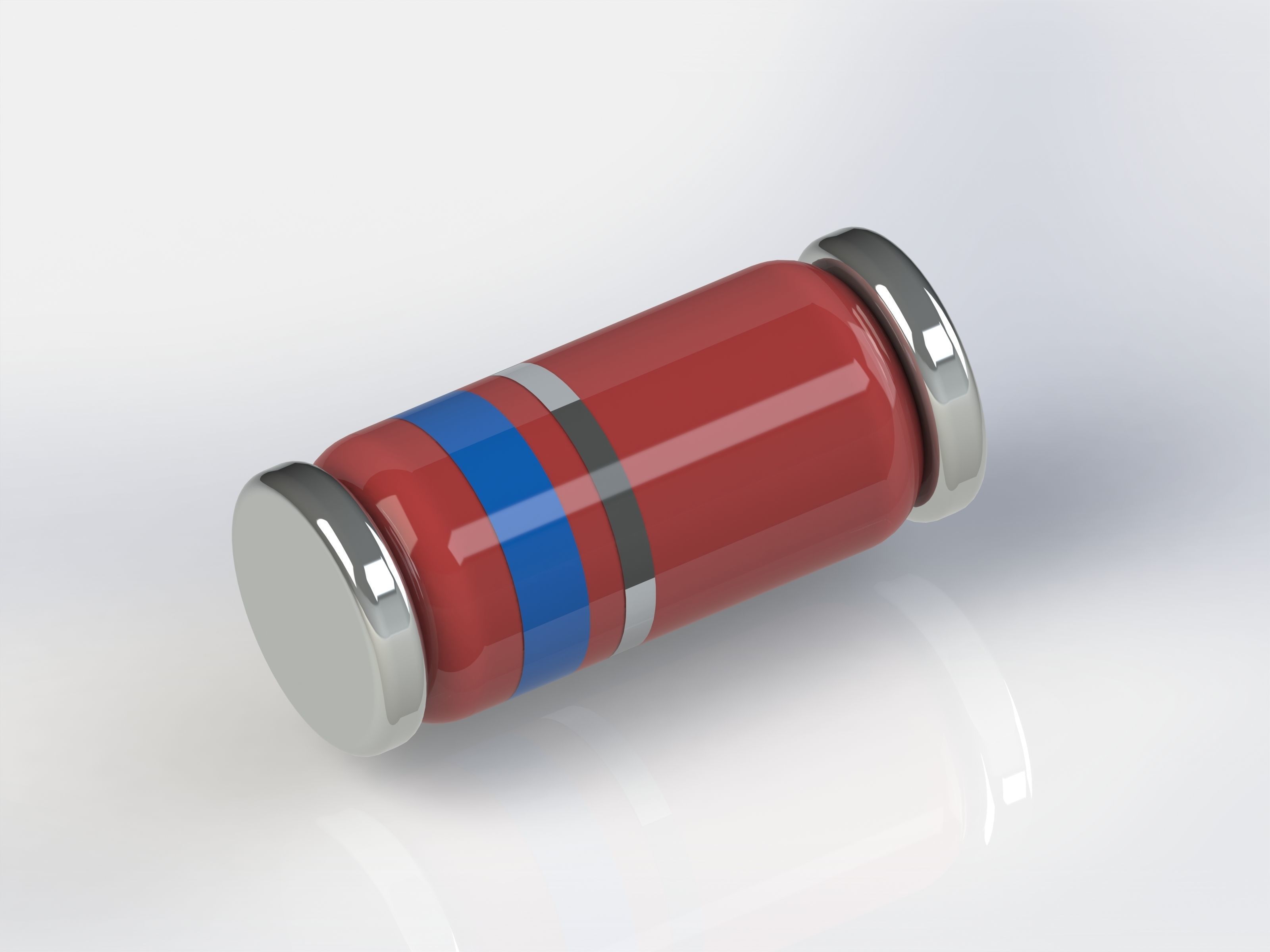 Smd Zener Diode 3d Model Cgtrader