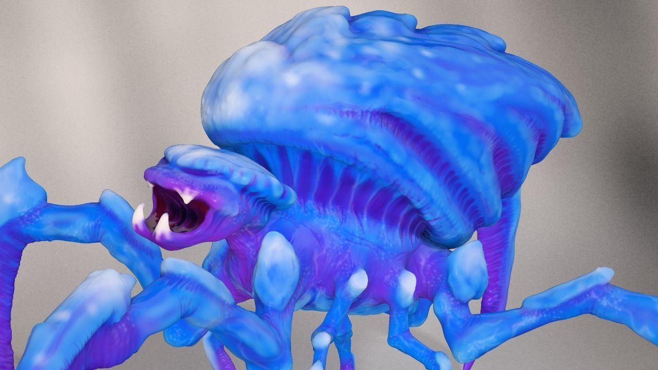 Guardian Space Bug 3D model rigged | CGTrader