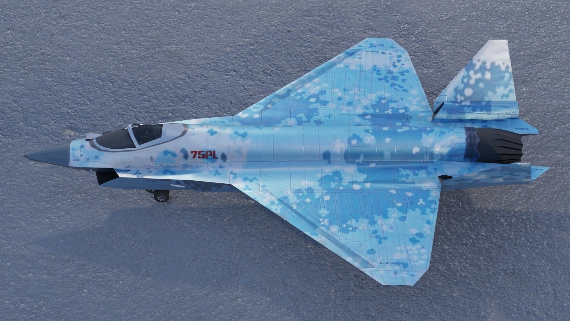 3D model Sukhoi SU-75 Checkmate VR / AR / low-poly | CGTrader