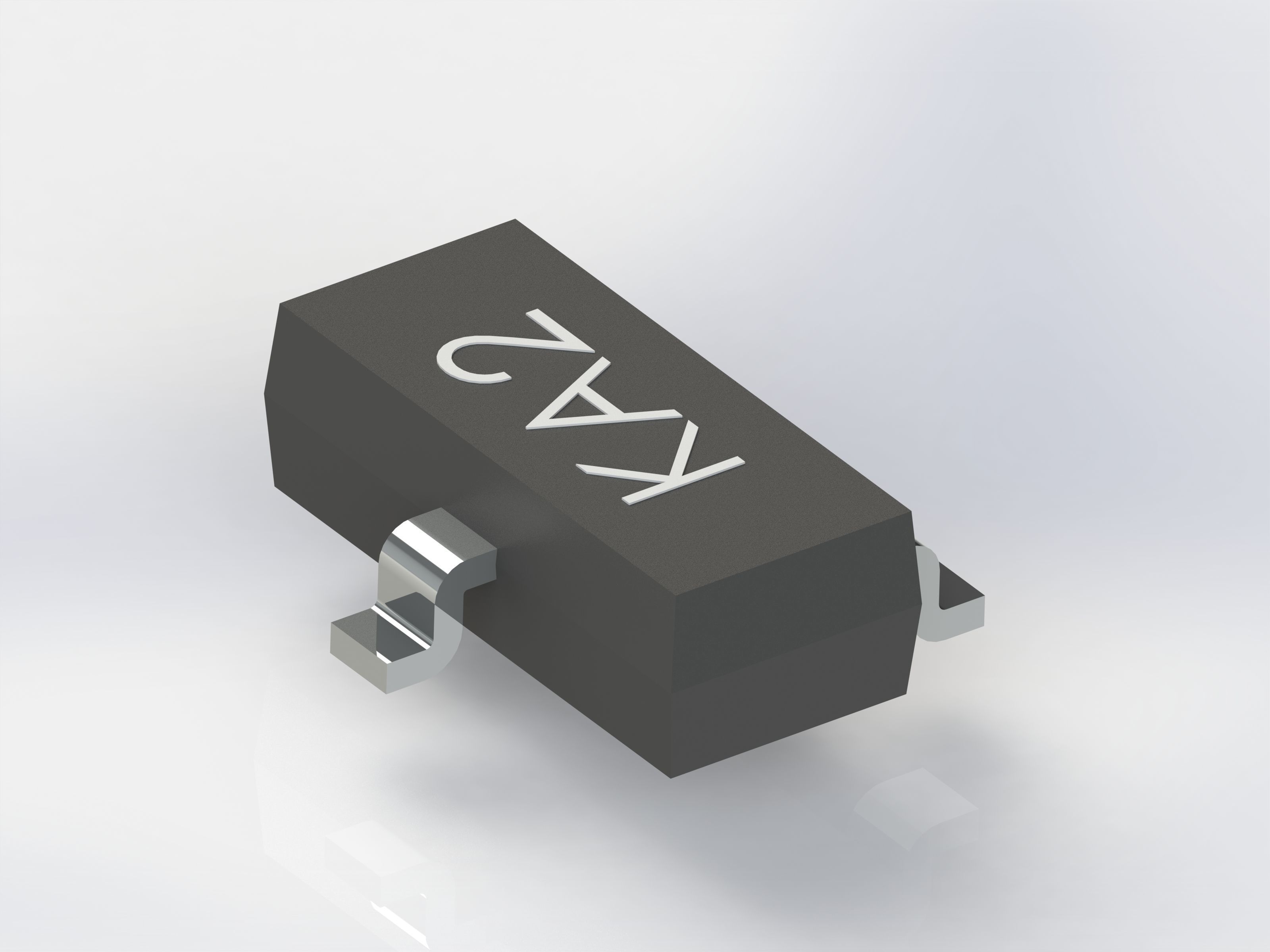 SMD transistor 3D model | CGTrader