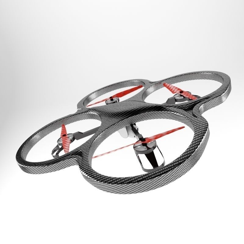 3D model Drone Quadcopter Highpoly Ultra Realistic VR / AR / low-poly ...