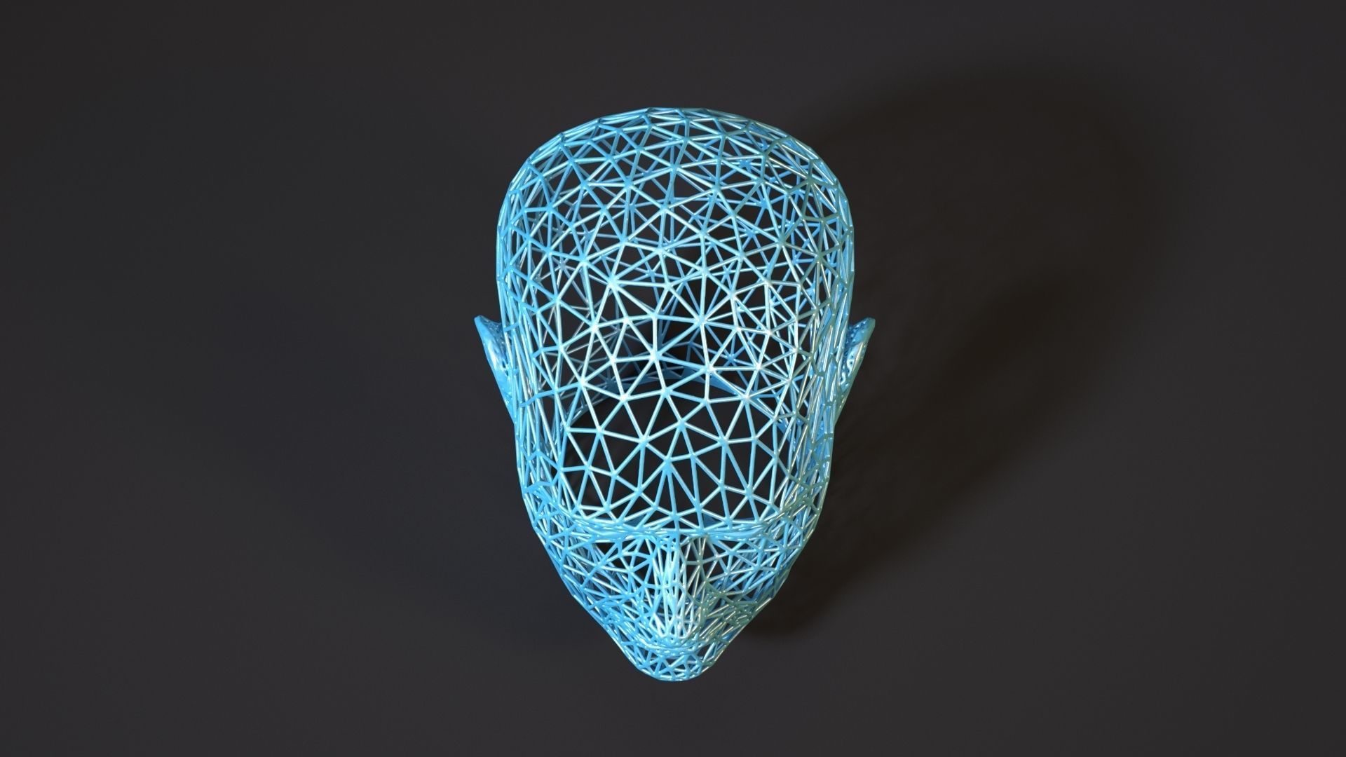 Head voronoi 3D model 3D printable | CGTrader