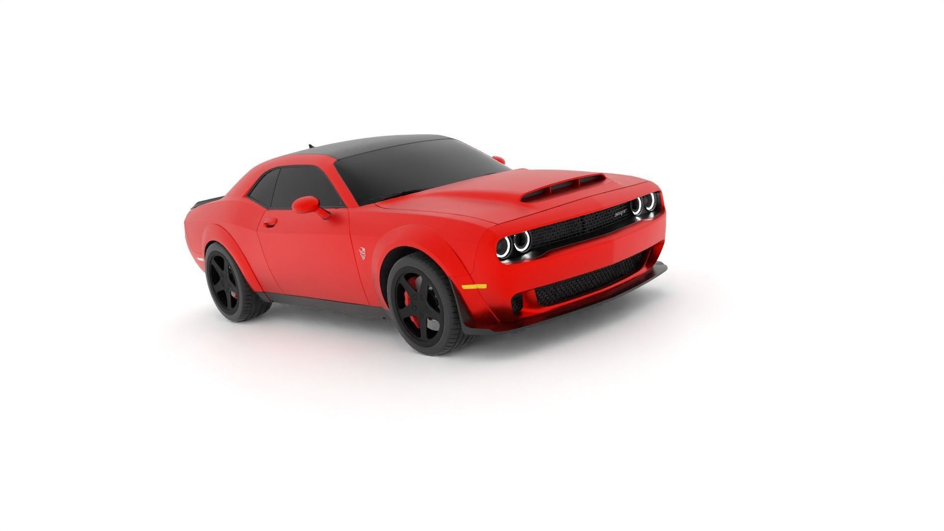 Dodge Demon Challenger 3D model | CGTrader