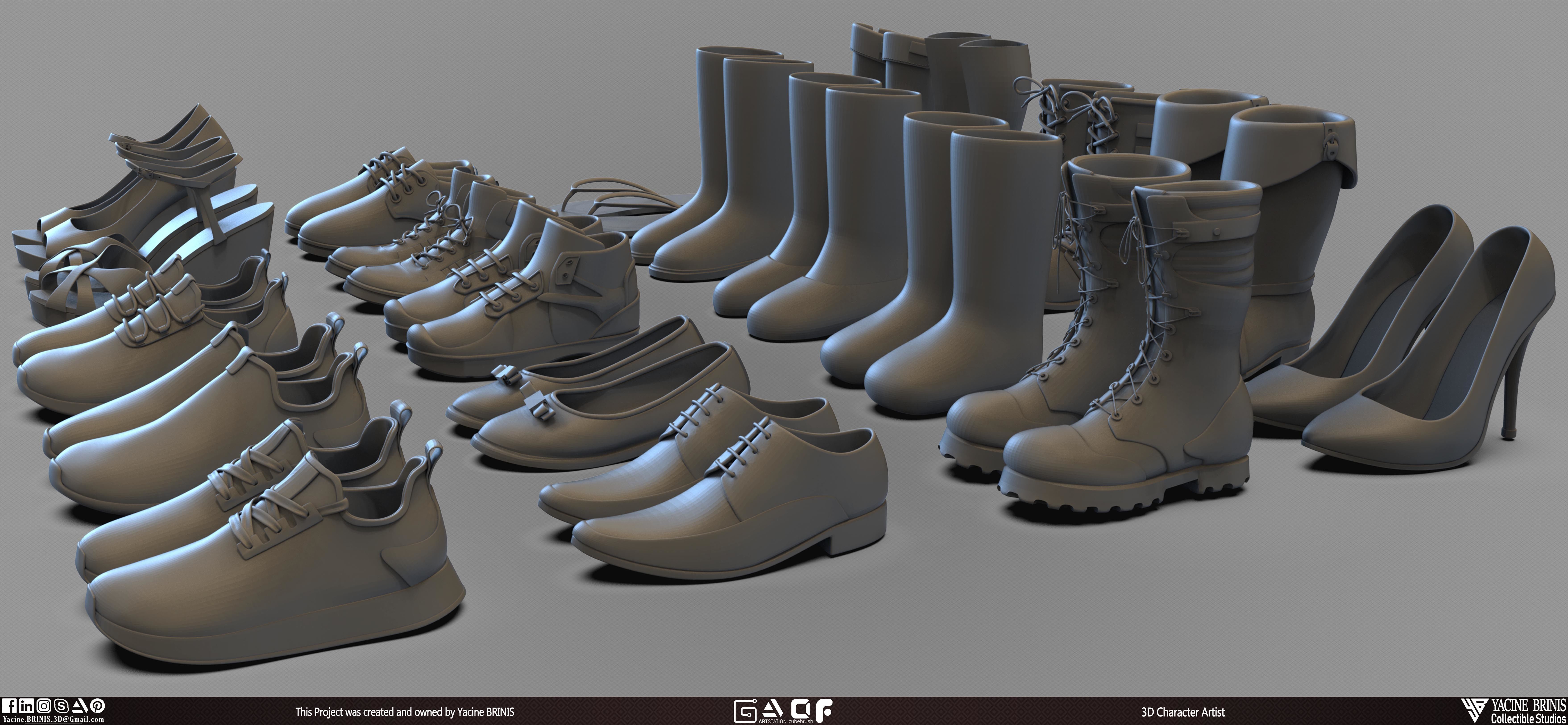3D model Pack of 20 Shoes Volume 03 VR / AR / low-poly | CGTrader