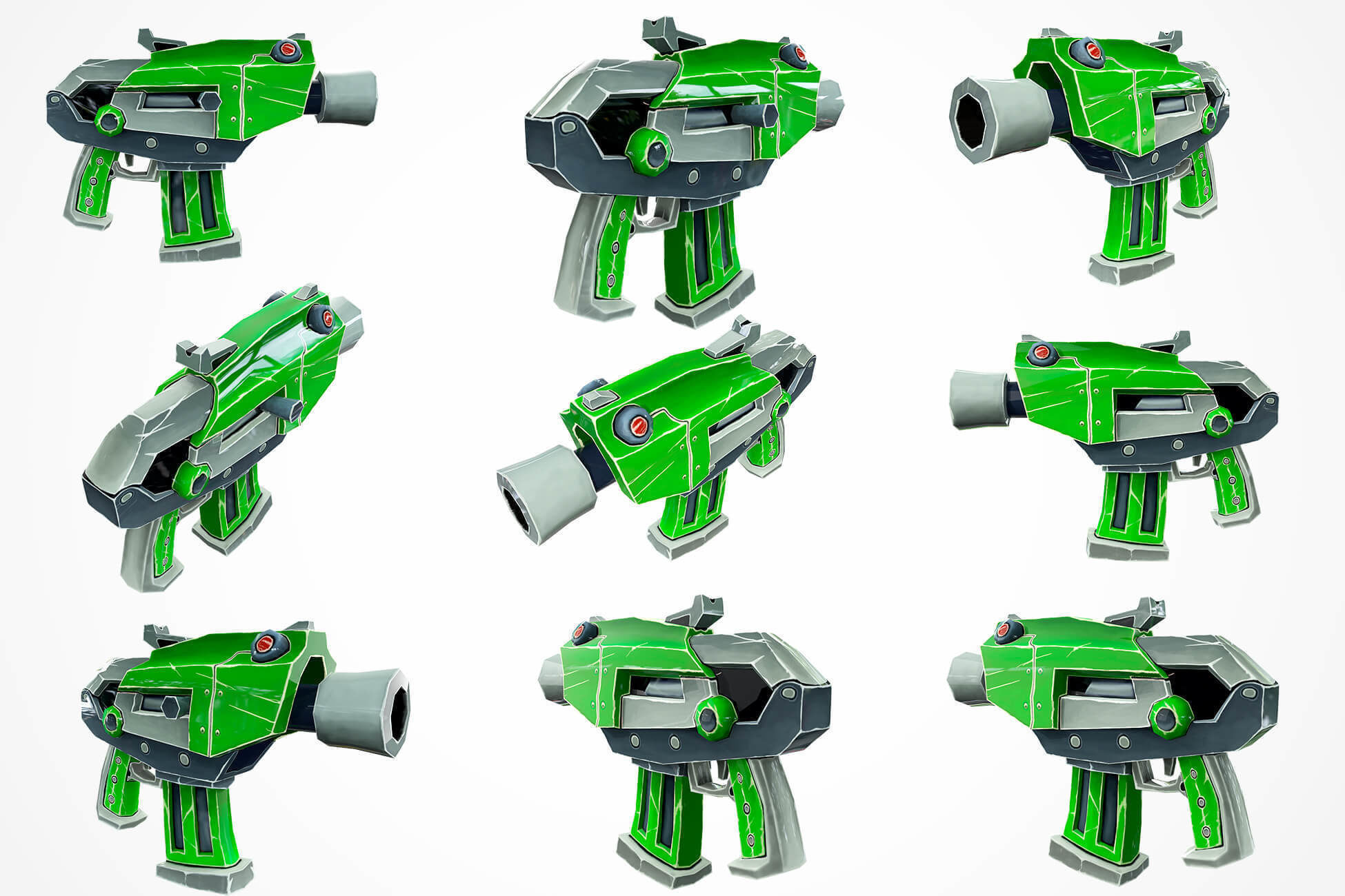 3D model Fantasy Guns VR / AR / low-poly | CGTrader