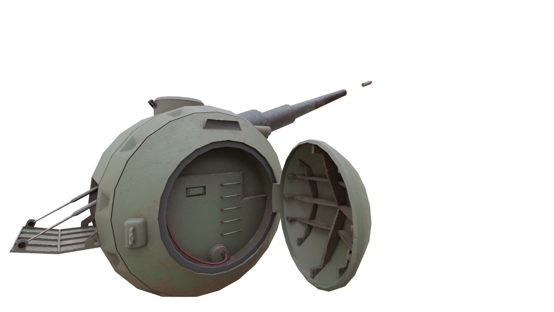 ball tank free VR / AR / low-poly 3D model | CGTrader