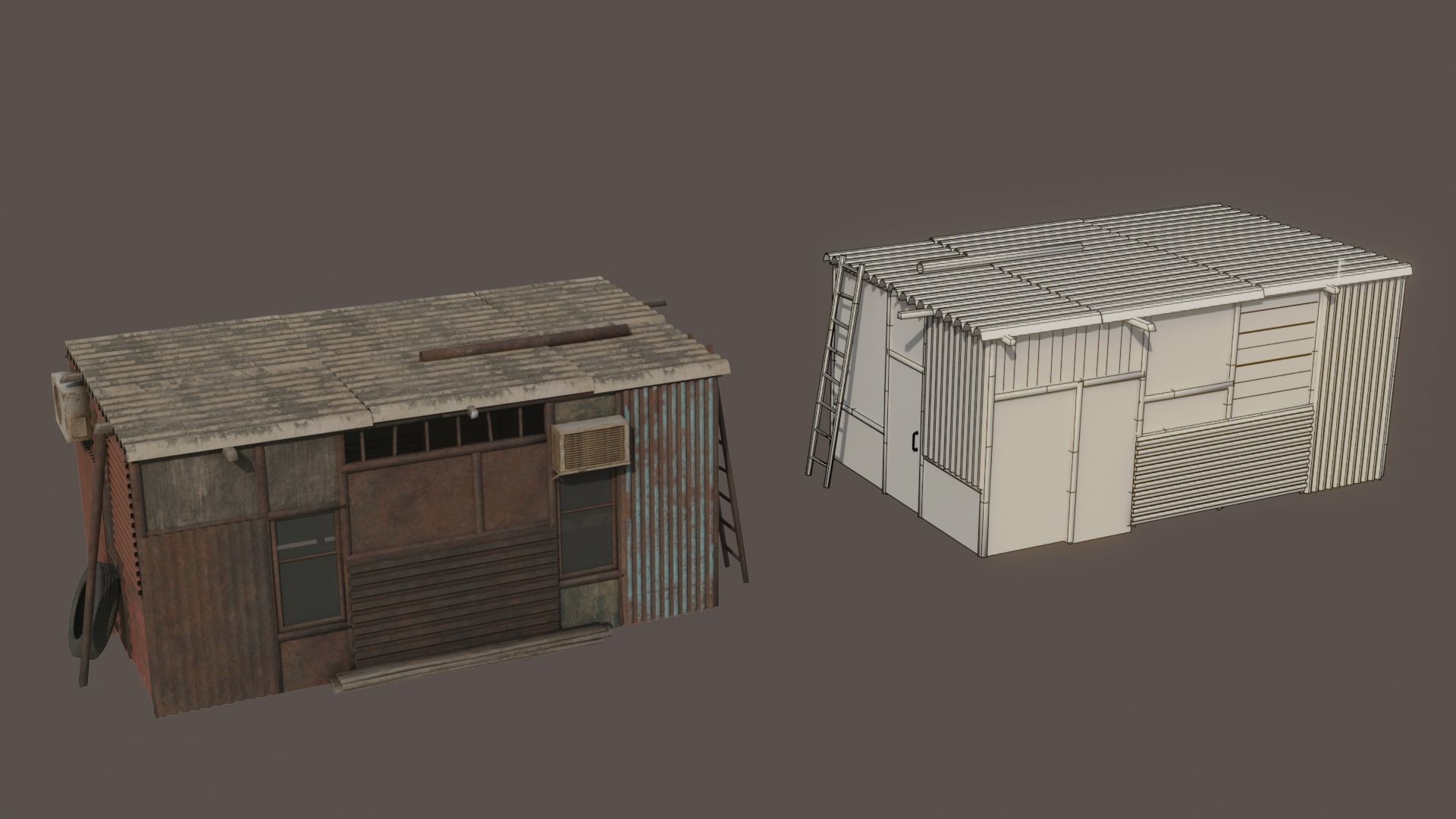 3D model Shanty Town VR / AR / low-poly | CGTrader