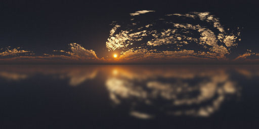 4k HDR Sunset Orange Sky 3D model | CGTrader