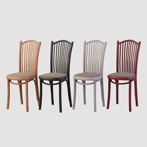 3D model Chairs in different colors VR / AR / low-poly | CGTrader
