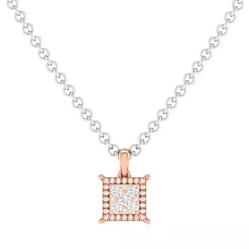 Women square pendant 3dm stl jcd render details 3D model 3D printable ...