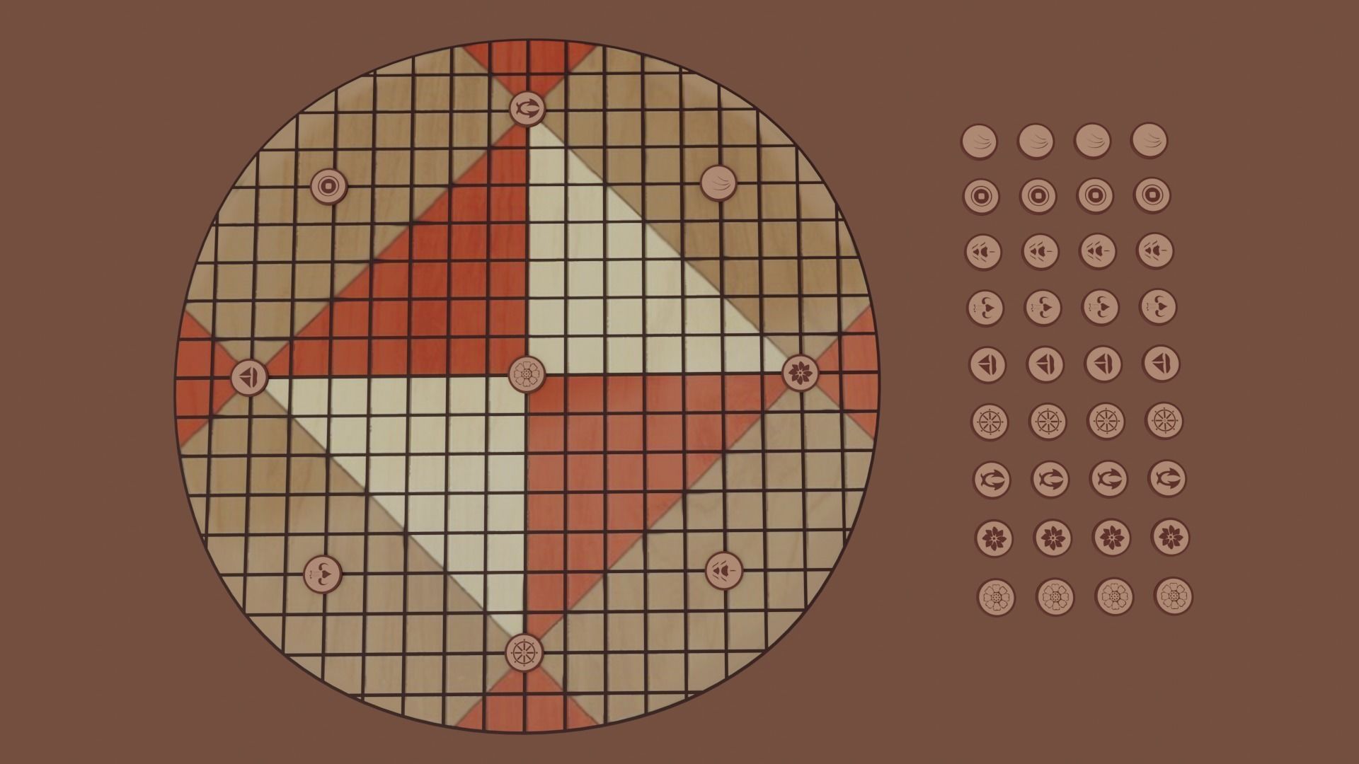 Pai Sho Table And Tiles Avatar Last Air Bender 3d Model Cgtrader