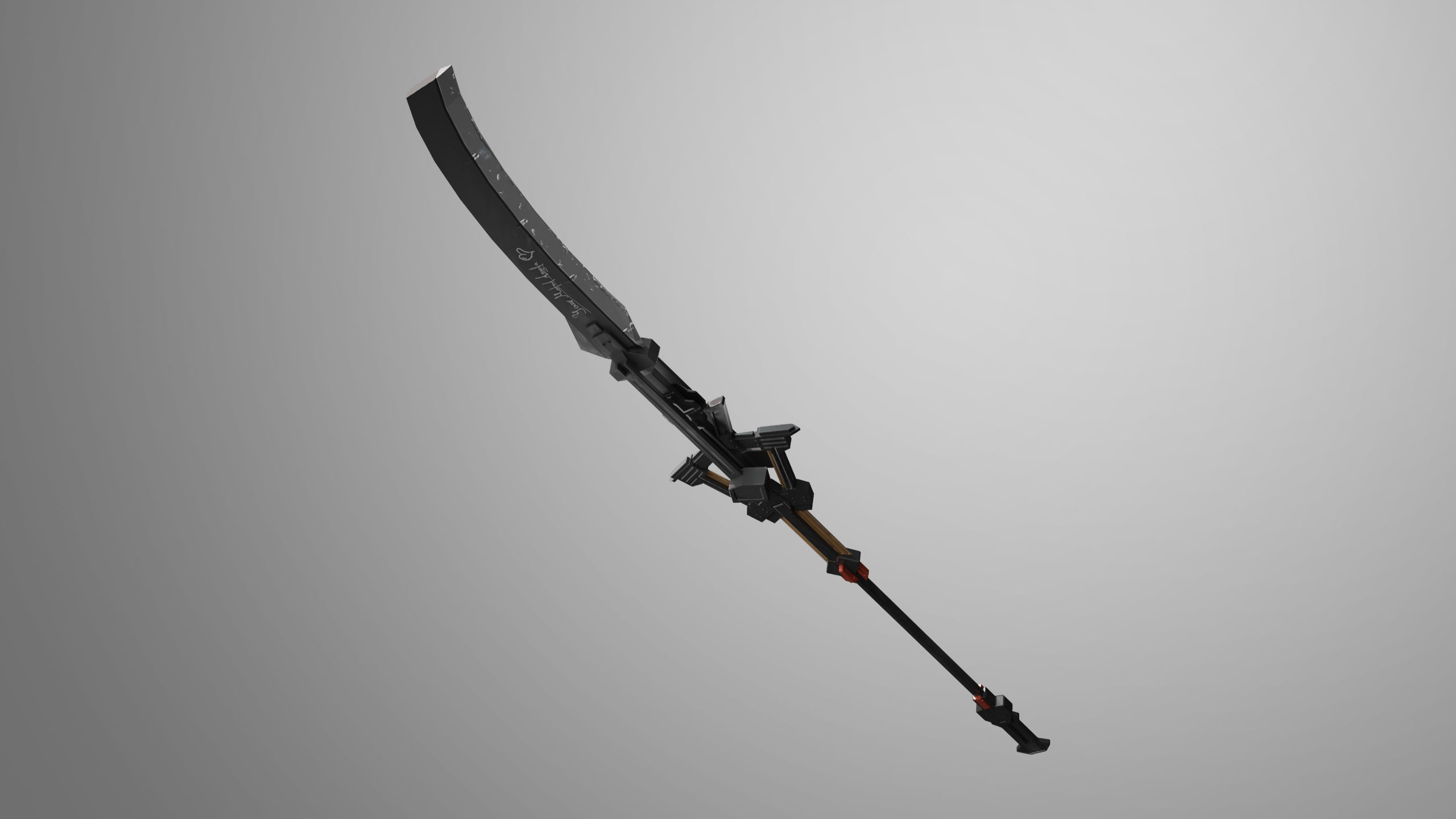 3D model Combat Scythe Blade VR / AR / low-poly | CGTrader