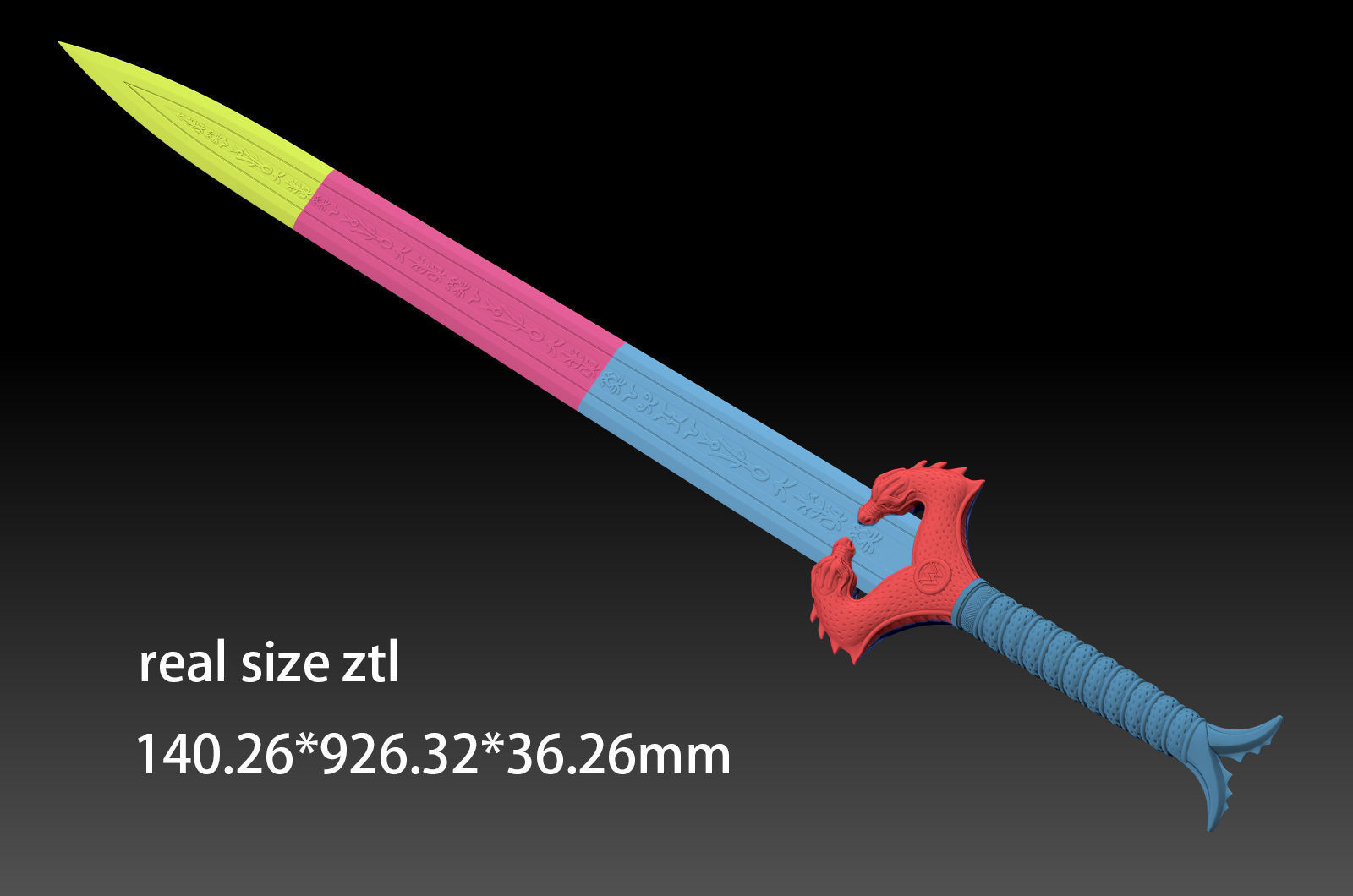 Wonder Woman God Killer Sword 3D model | CGTrader