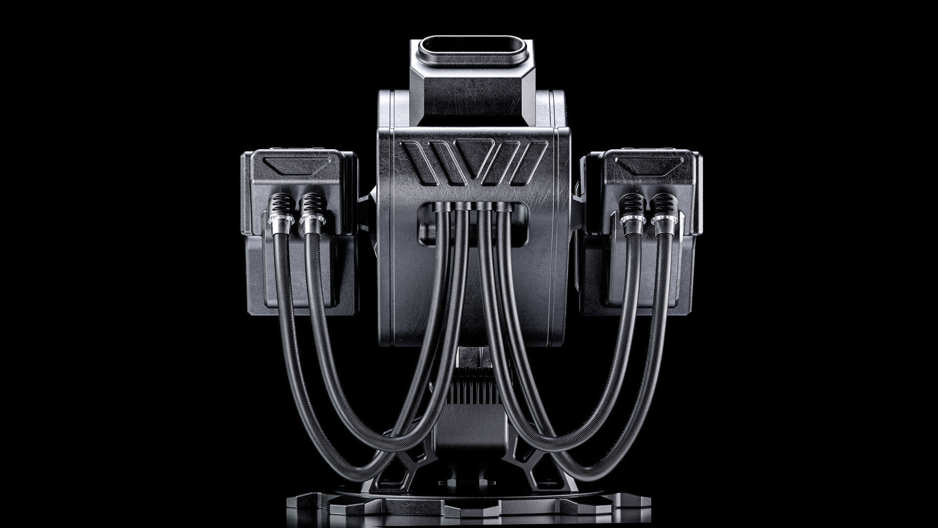 Sci Fi Machine Gun Turret Minigun Military Weapon Robot 3D model | CGTrader