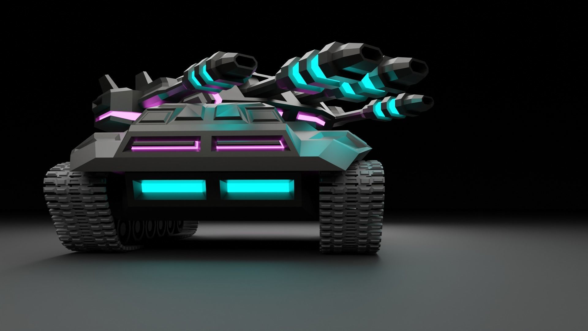 3D model Cybertank Mk1 VR / AR / low-poly | CGTrader