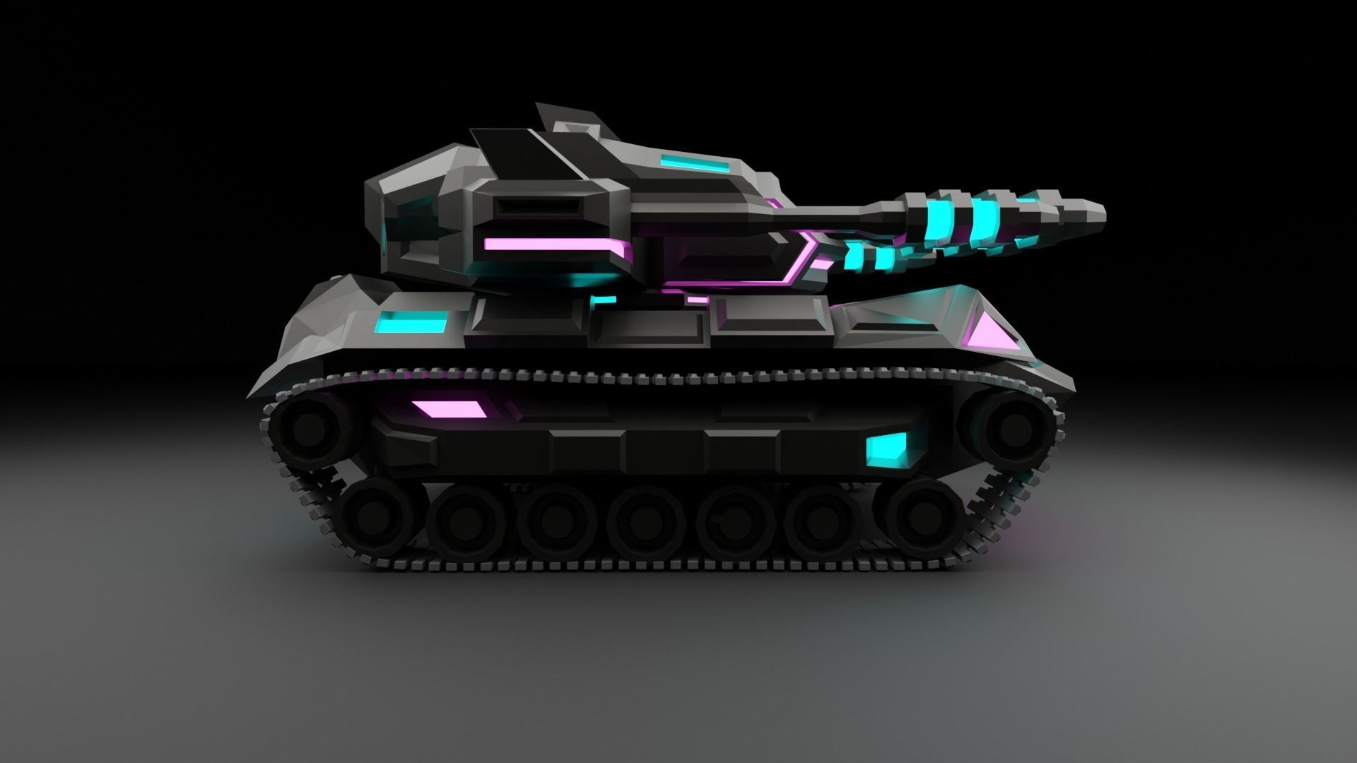 3D model Cybertank Mk1 VR / AR / low-poly | CGTrader