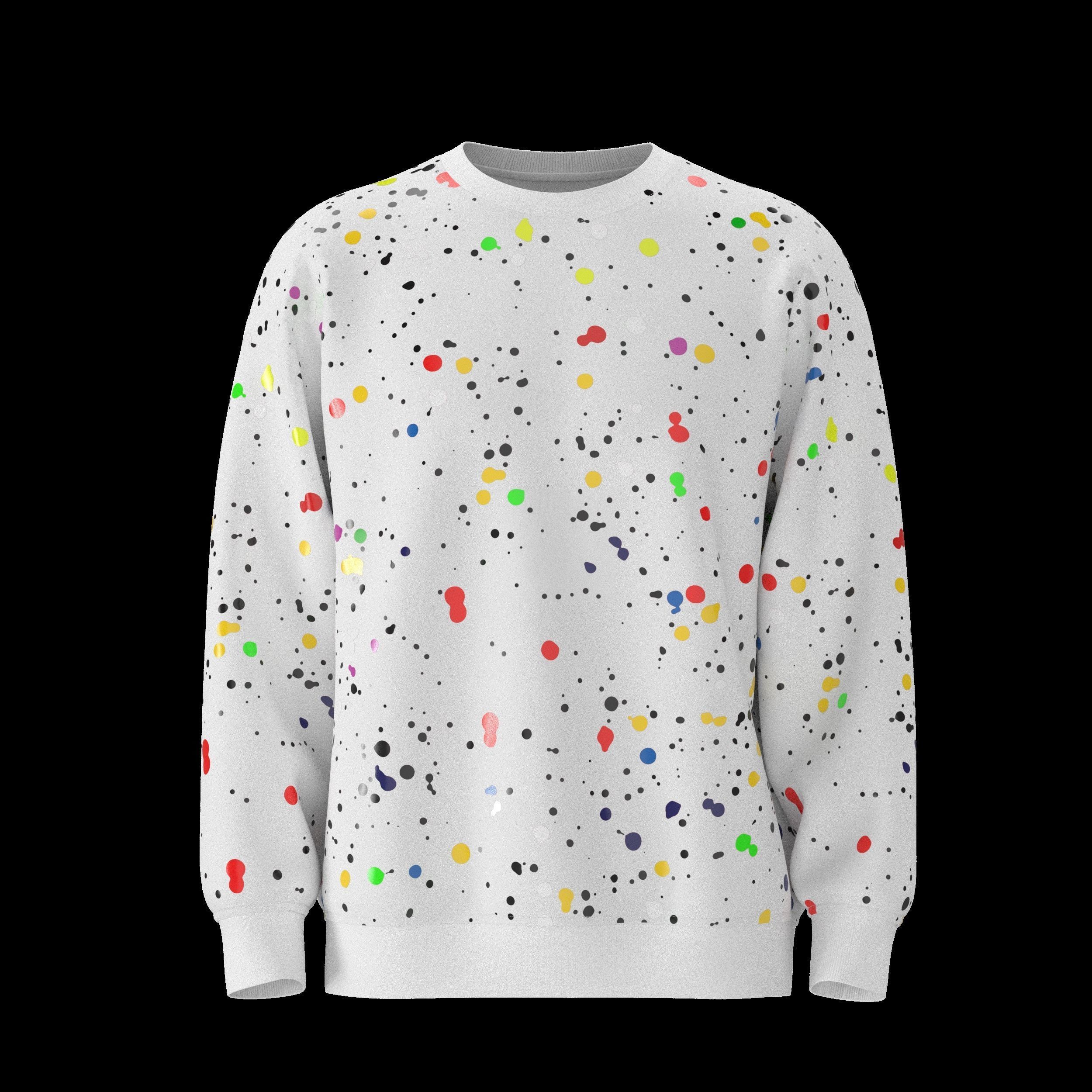 Swetshirt splatter sweatshirt Texture | CGTrader