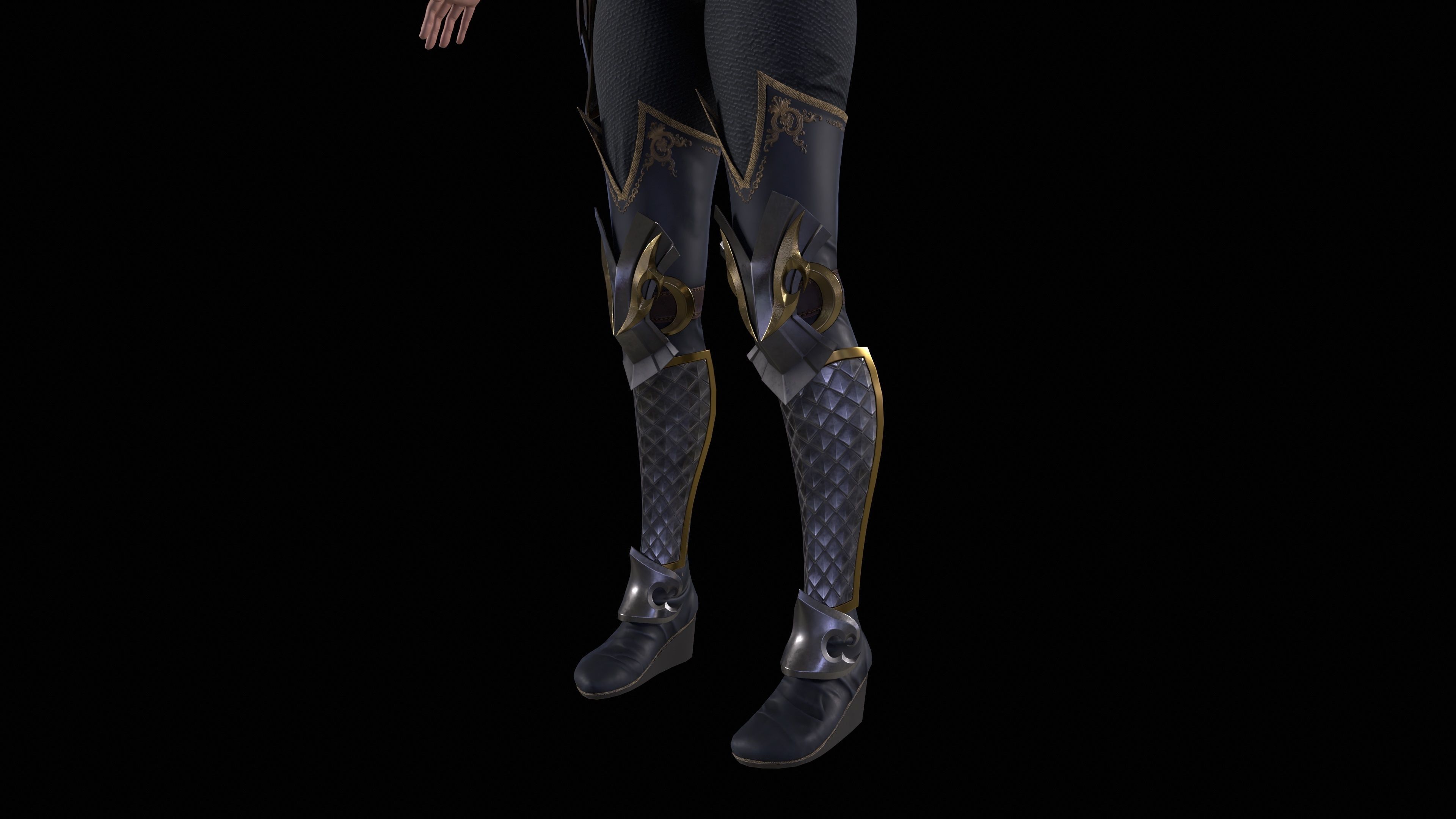 3D model Woman Warrior VR / AR / low-poly | CGTrader