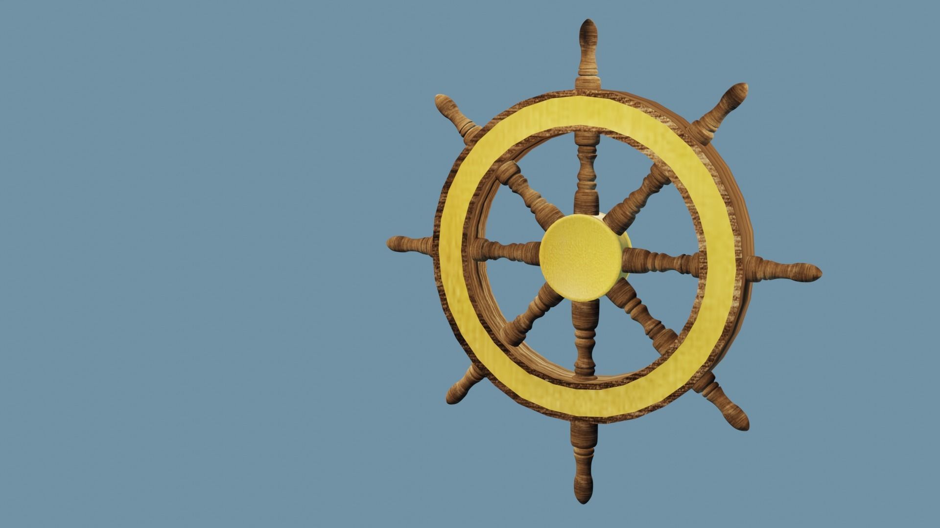 3D model Game Ready Pirate Ship Wheel VR / AR / low-poly | CGTrader