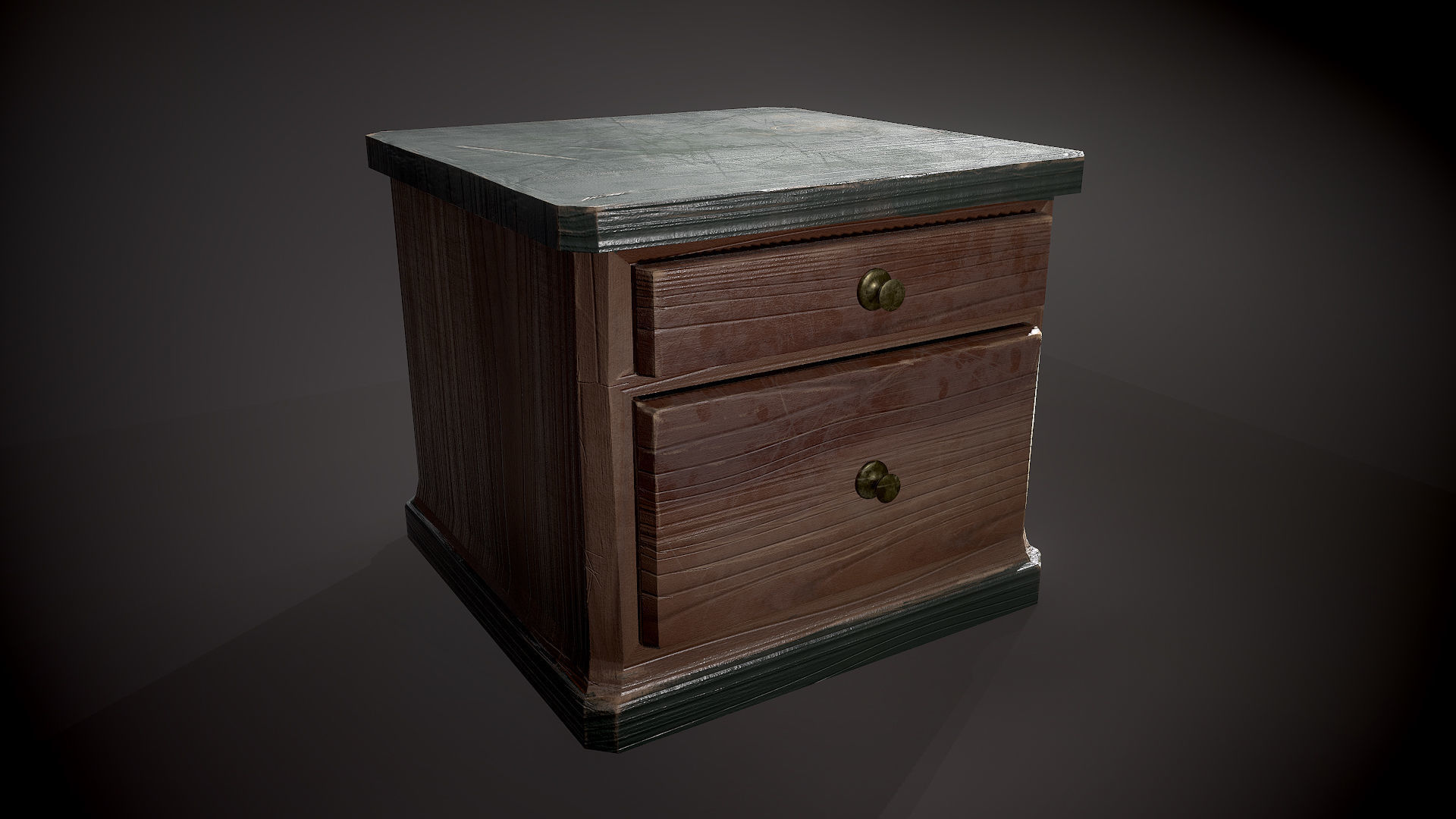 3D model Stylized Worn Out Desk VR / AR / low-poly | CGTrader