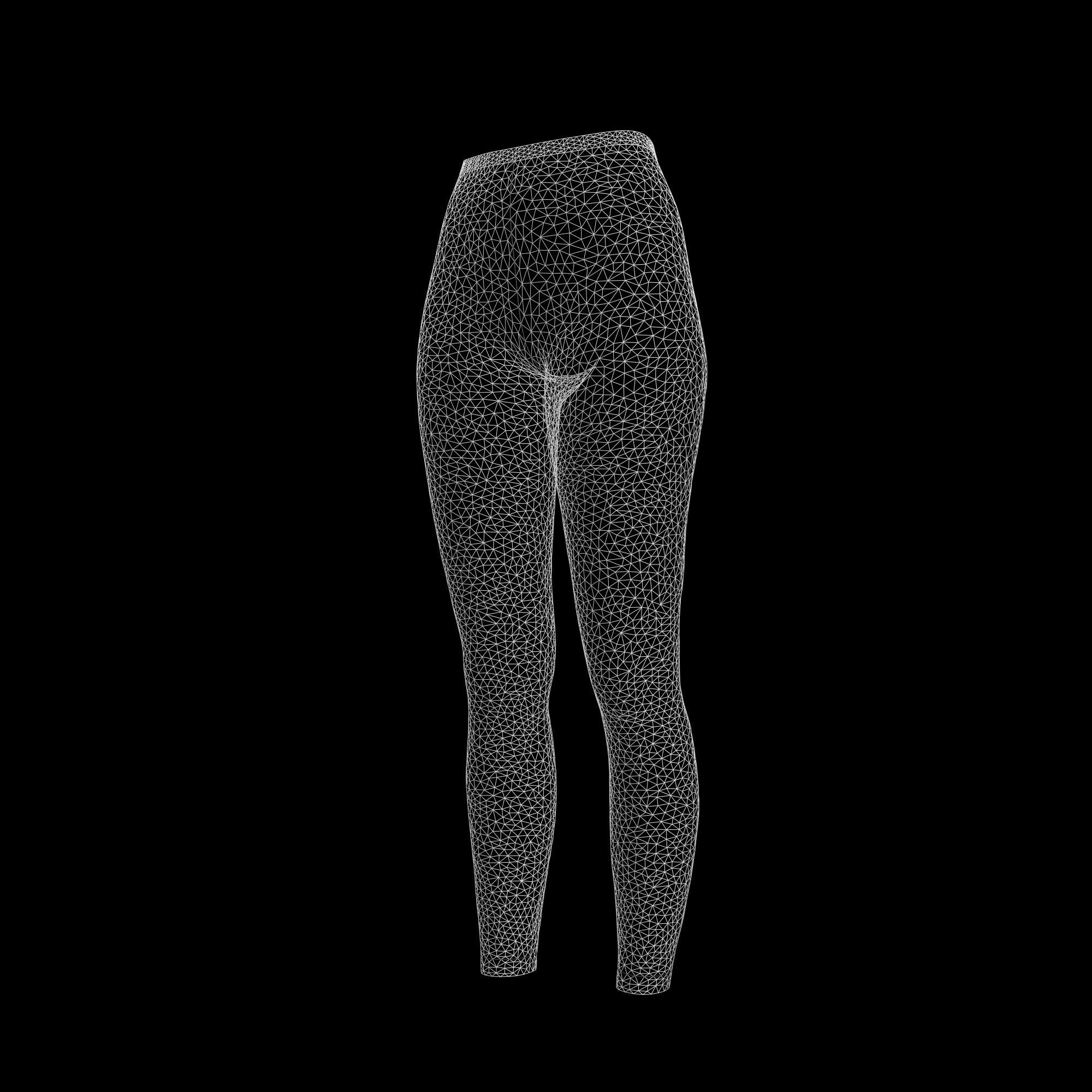 WOMEN YOGA PANTS LEGGINGS MARVELOUS DESIGNER CLO3D 3D model | CGTrader