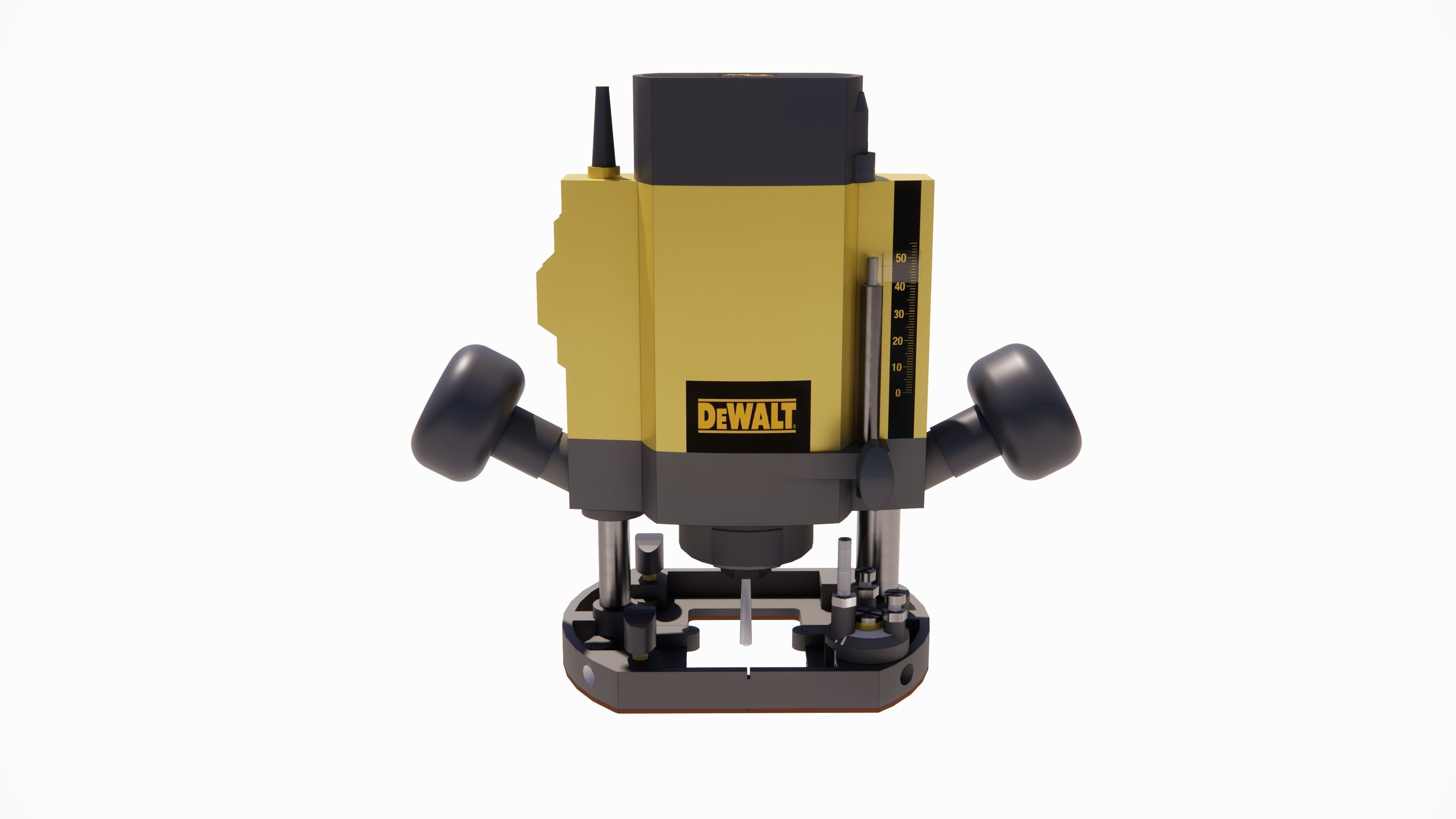Router woodworking tool 3D model | CGTrader