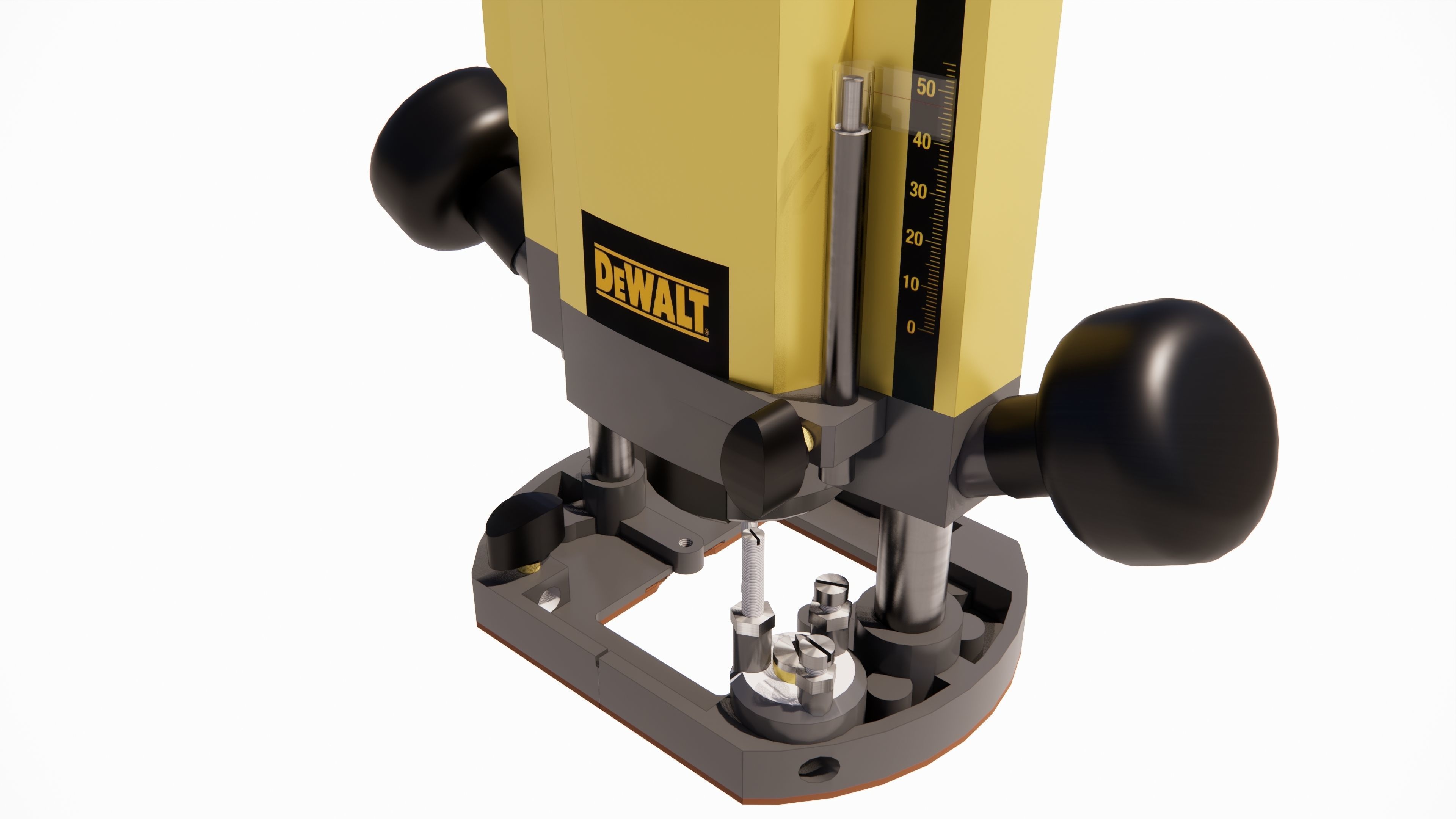 Router woodworking tool 3D model | CGTrader