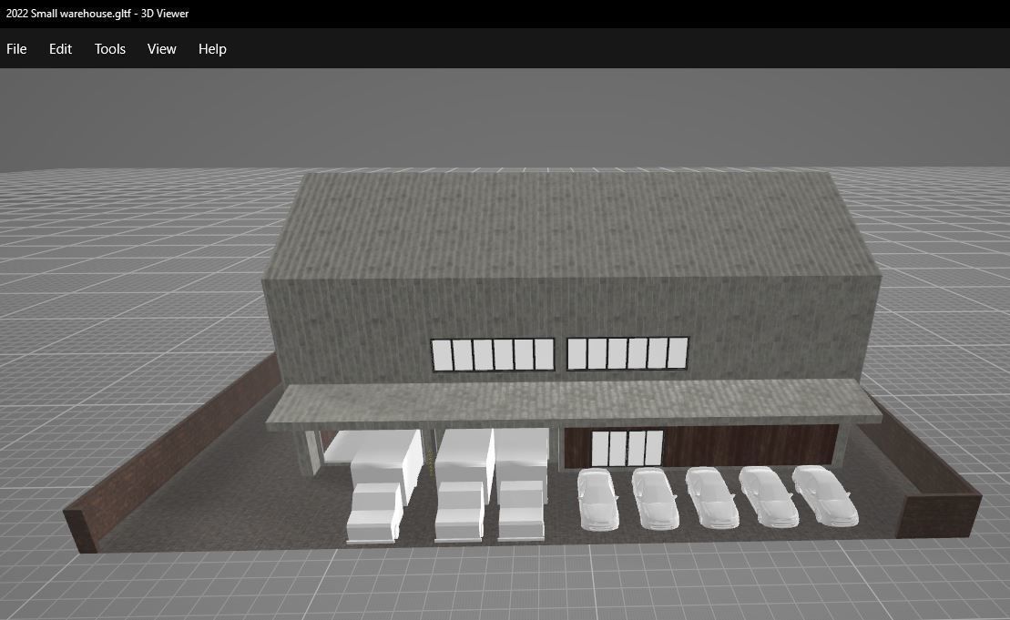 Mini warehouse 3D model | CGTrader