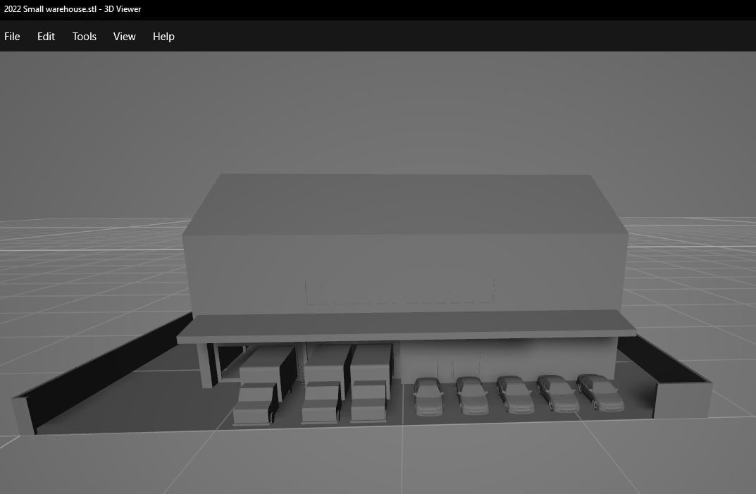 Mini warehouse 3D model | CGTrader