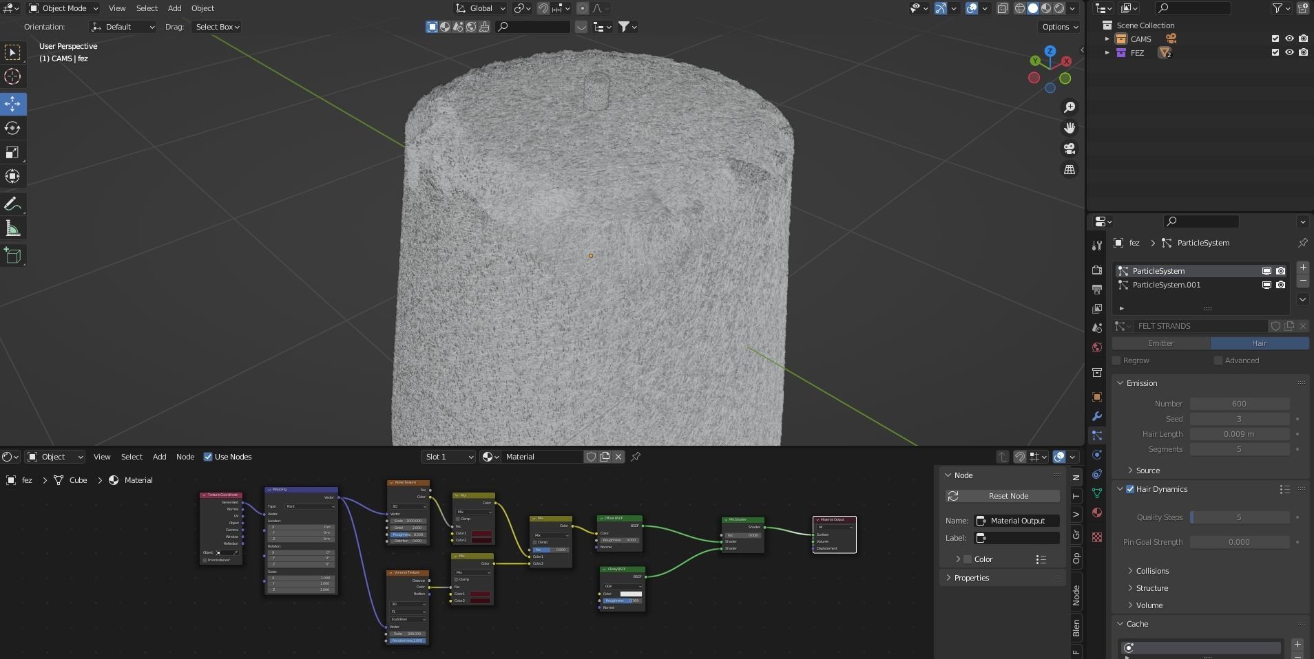 Realistic Moorish Fez Model with Particle System Felt 3D model | CGTrader