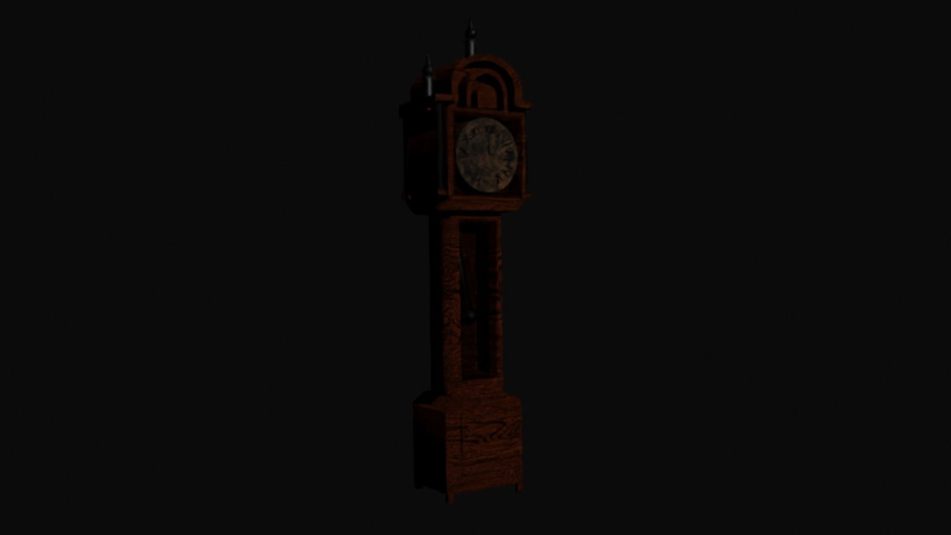 Stranger things granfather clock 3D model animated | CGTrader