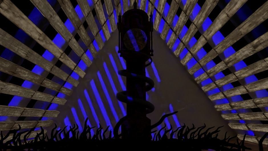 Stranger things attic with clock 3D model animated | CGTrader