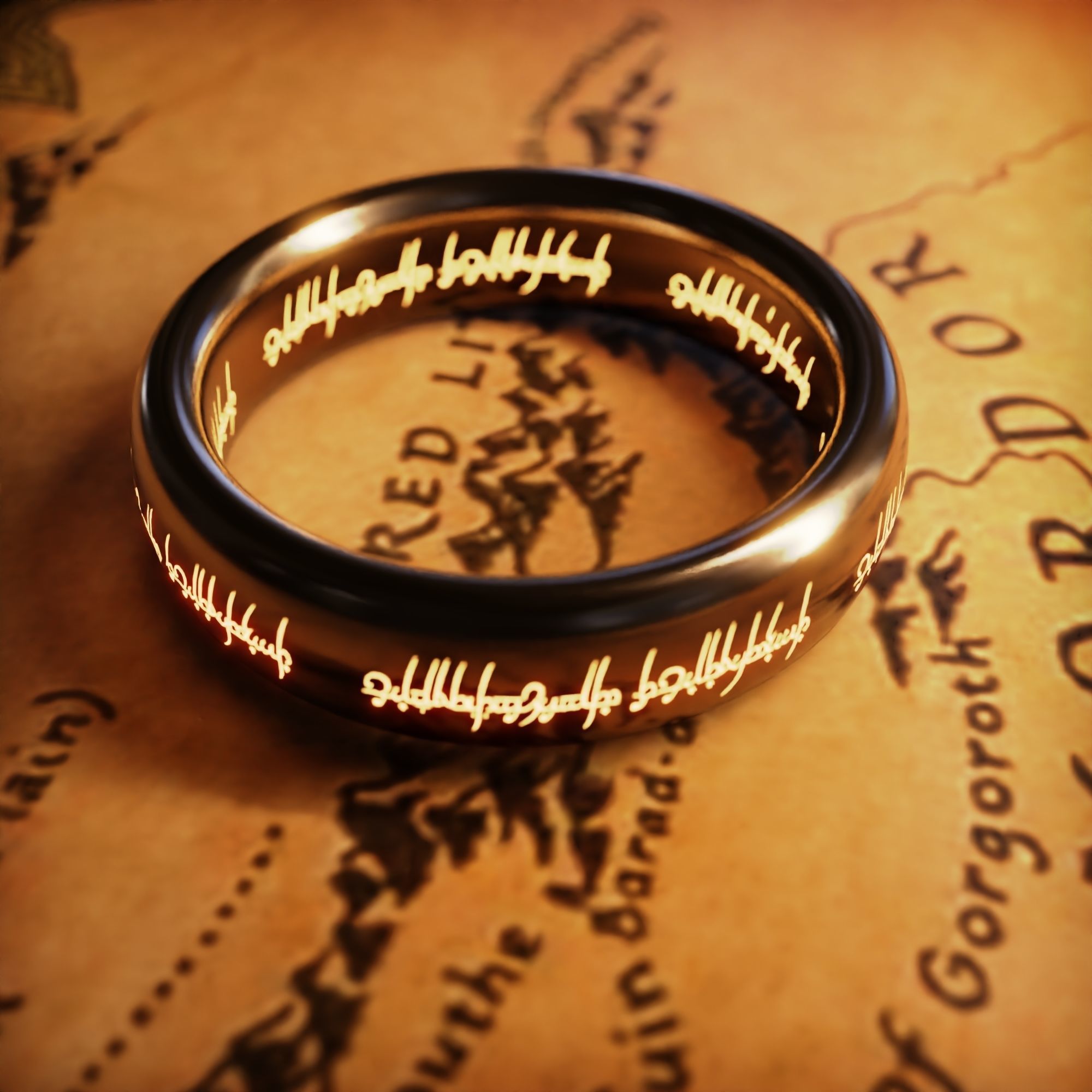 Ring of Power from Lord of the Rings 3d model 3D model 3D model | CGTrader