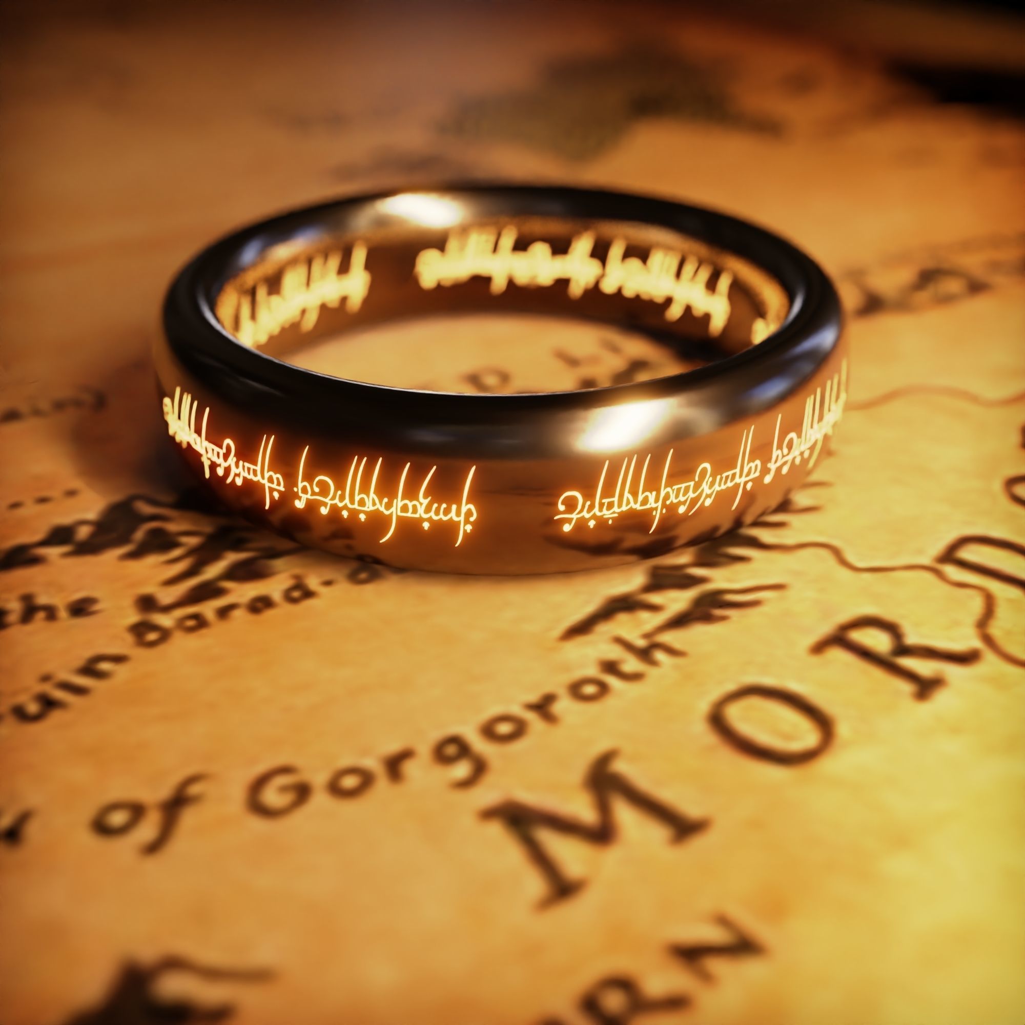 Ring of Power from Lord of the Rings 3d model 3D model 3D model | CGTrader