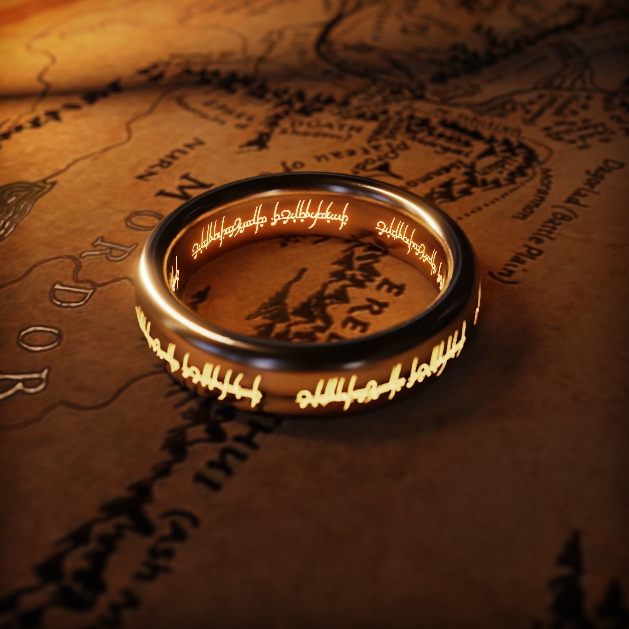 Ring of Power from Lord of the Rings 3d model 3D model 3D model | CGTrader