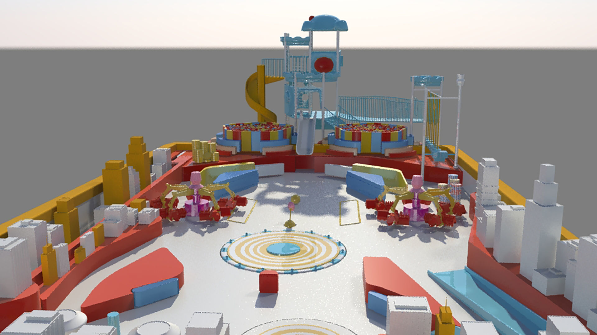 amusement park 3D model | CGTrader