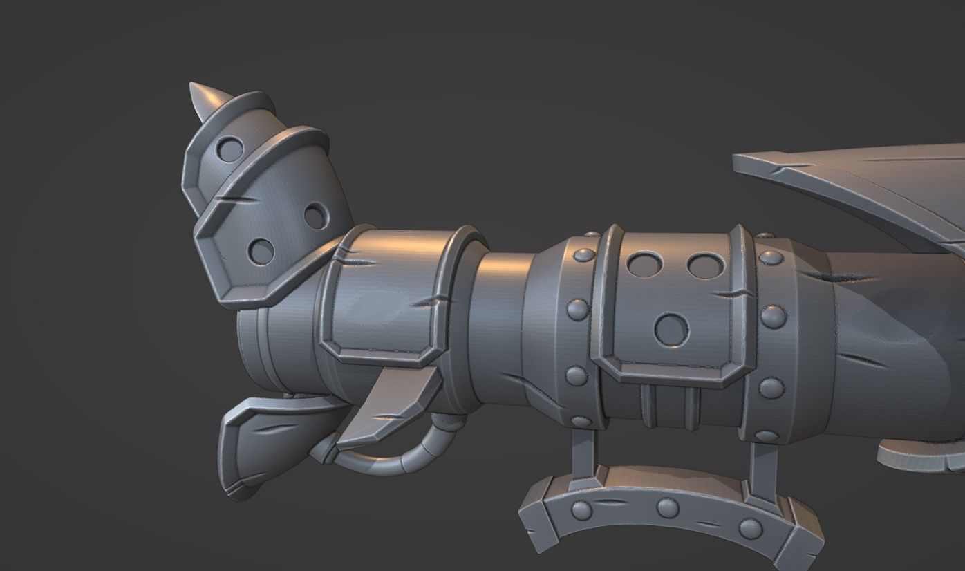 League of Legends - Jinx fishbones Printable Bazooka 3D model 3D ...