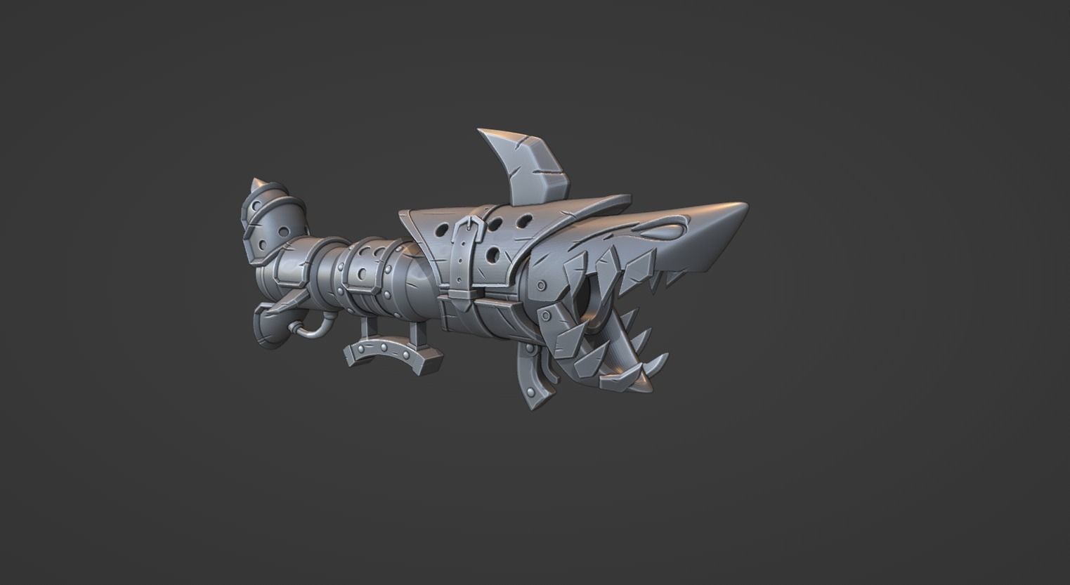 League of Legends - Jinx fishbones Printable Bazooka 3D model 3D ...