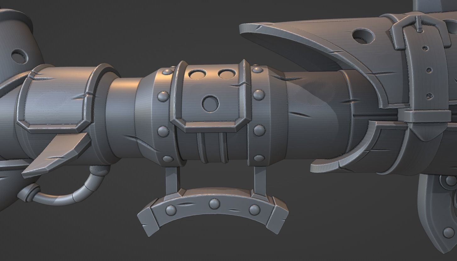 League of Legends - Jinx fishbones Printable Bazooka 3D model 3D ...