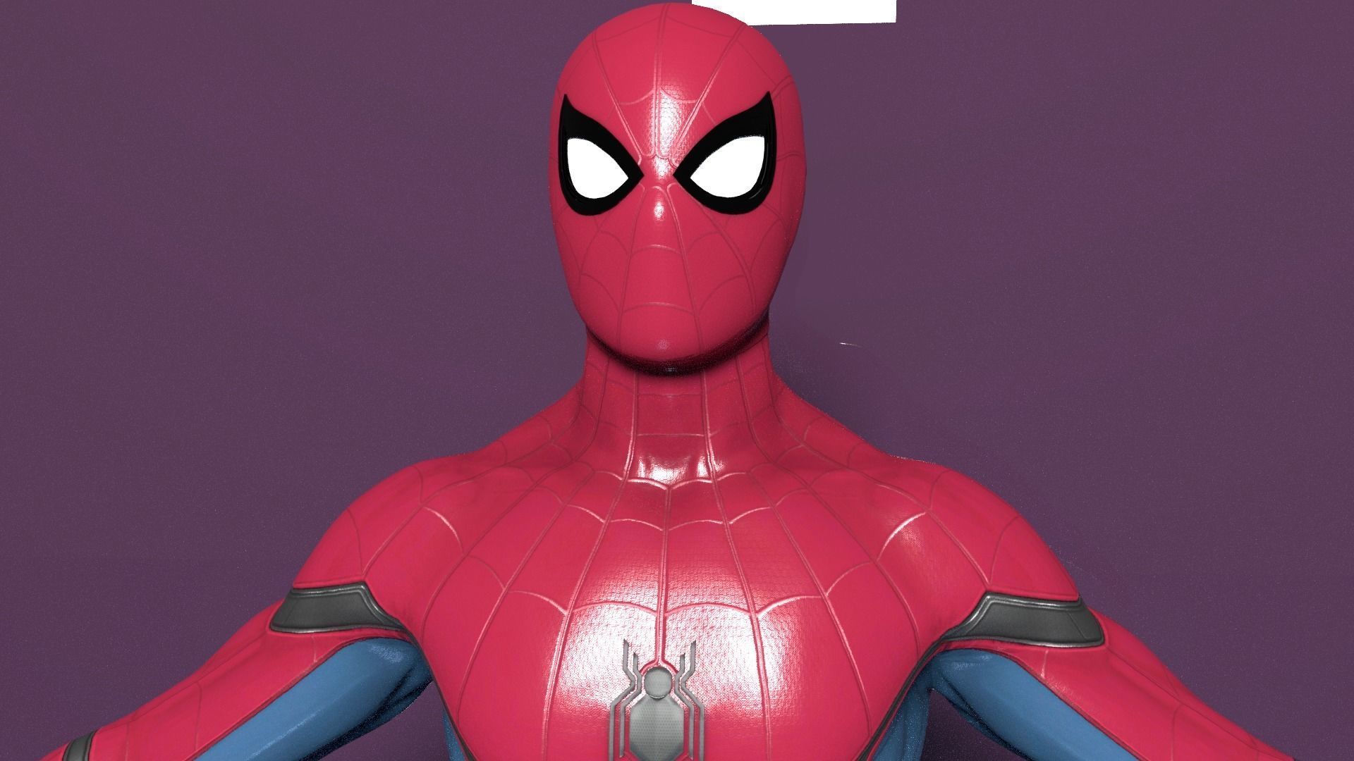Spider-Man MCU Suit 3D model rigged | CGTrader