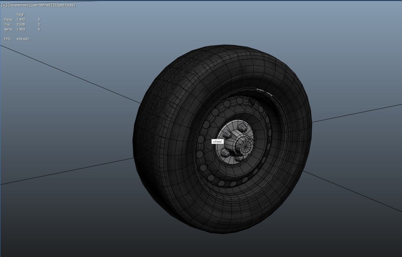 3D model Police steel wheel PBR VR / AR / low-poly | CGTrader