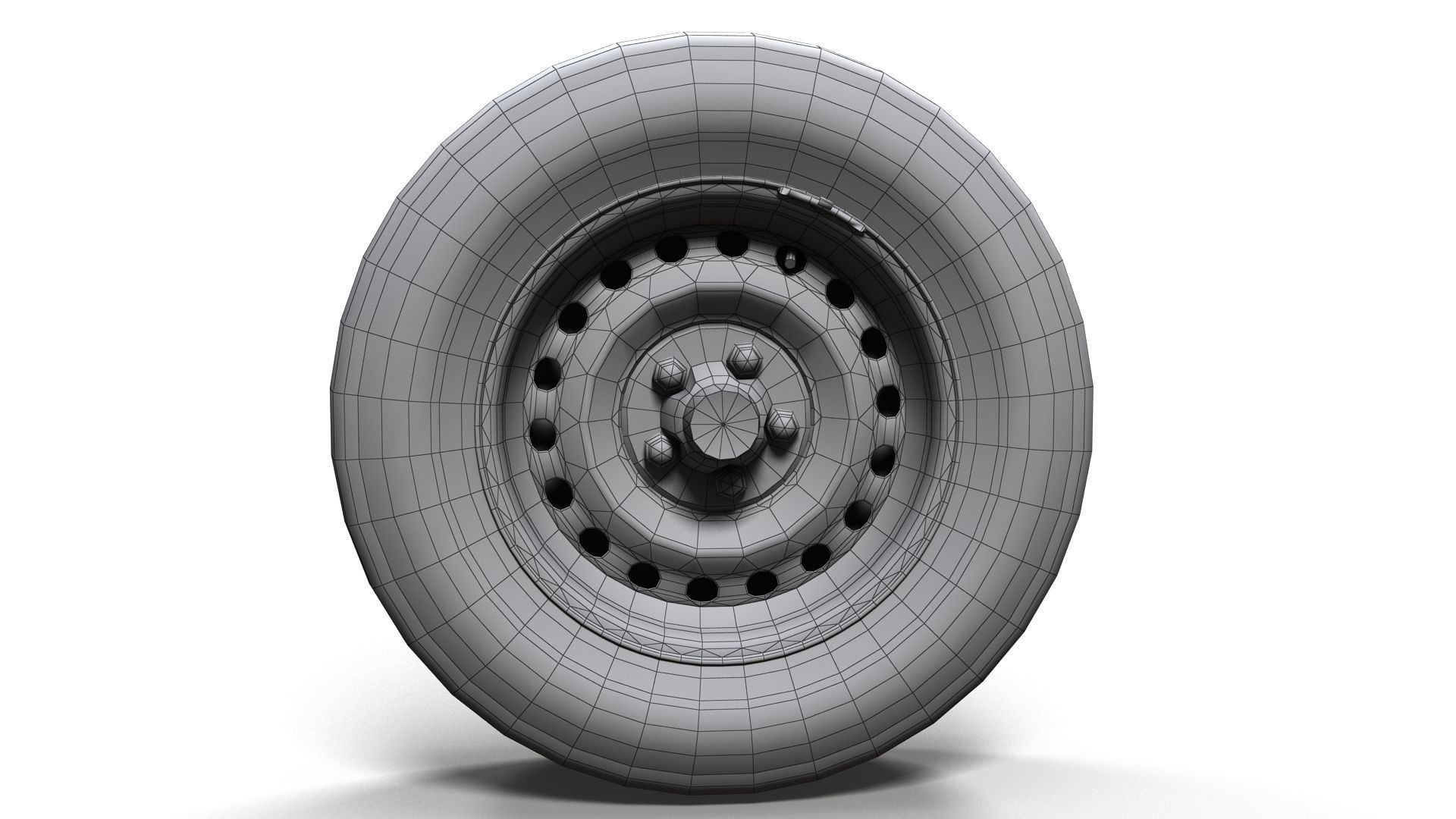 3D model Police steel wheel PBR VR / AR / low-poly | CGTrader