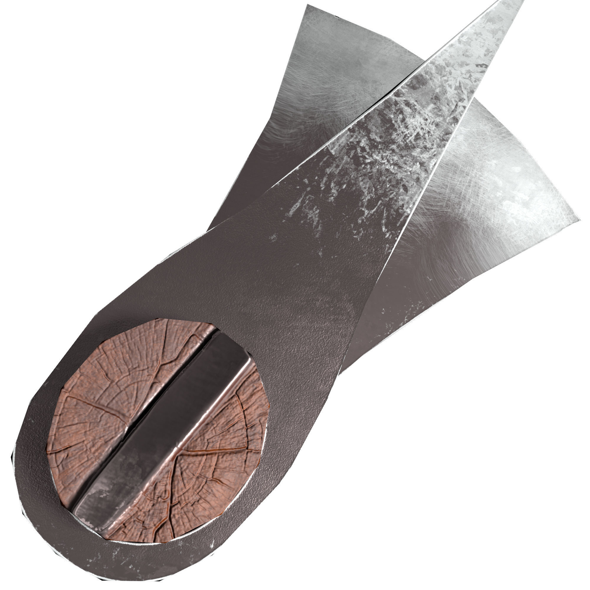 3D model Axe with two blades VR / AR / low-poly | CGTrader