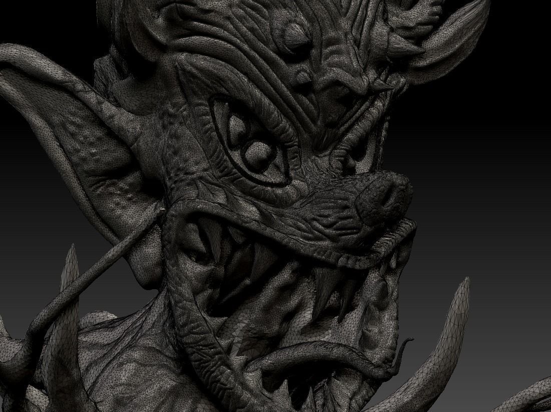 Sculpted Devil Character Art 3D model | CGTrader