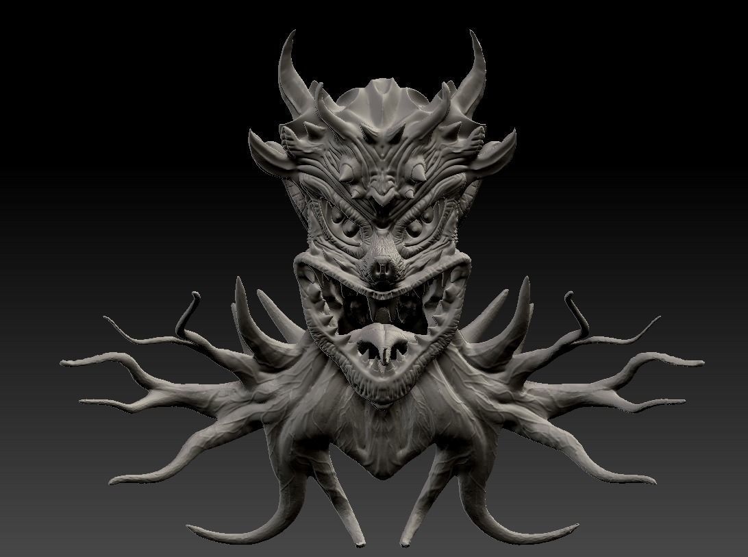 Sculpted Devil Character Art 3D model | CGTrader